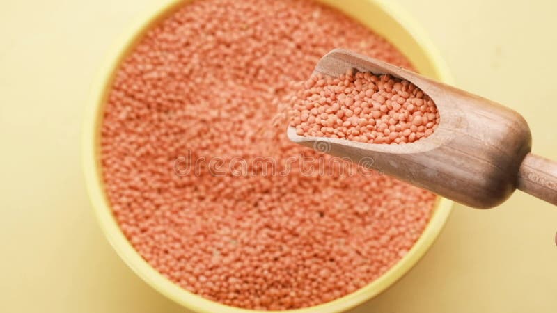 Bowl of Uncooked Dhal on White, Stock Video - Video of nourishment ...