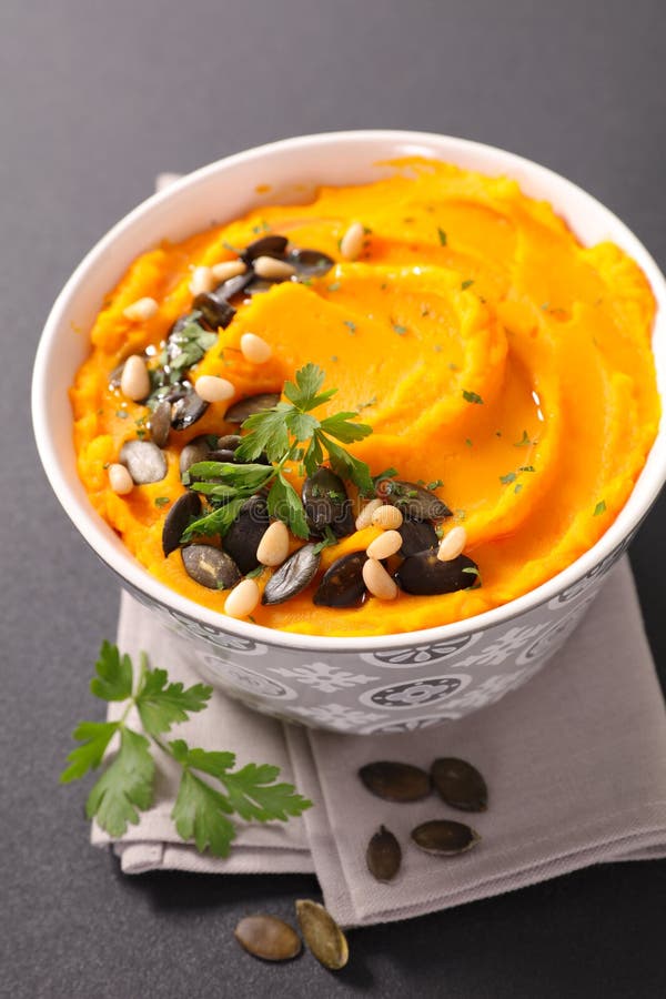 Bowl of vegetable puree stock photo. Image of healthy - 117740716