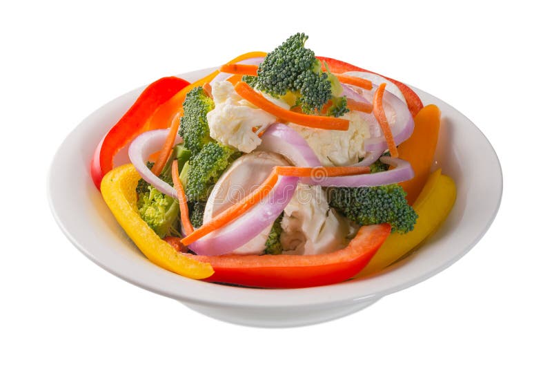 Bowl of vegetable salad stock photo. Image of healthy - 35030512