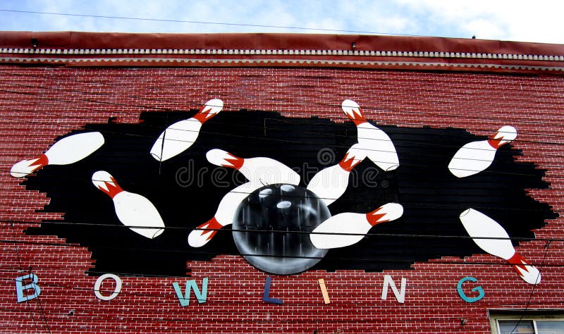 Bowling Border stock vector. Illustration of recreation - 100327