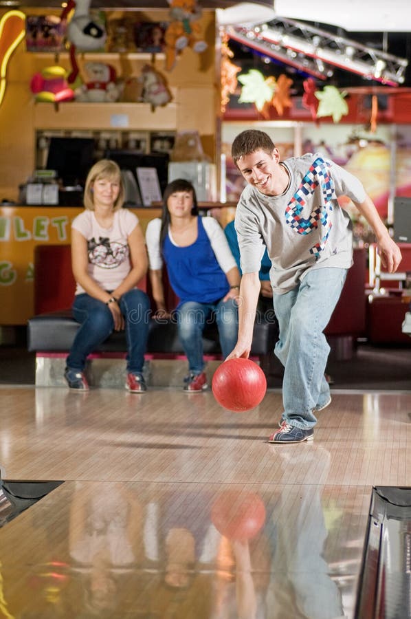 Bowling stock image. Image of girl, bowler, shoot, hobby - 16610529