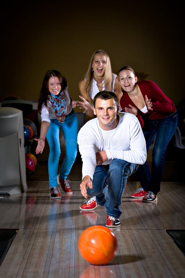 Bowling stock photo. Image of bowl, person, playful, friendship - 21722244