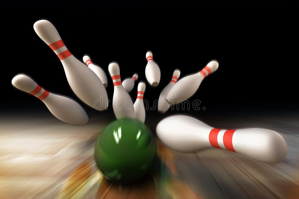 Bowling stock image. Image of ball, bowling, isolated - 29027131