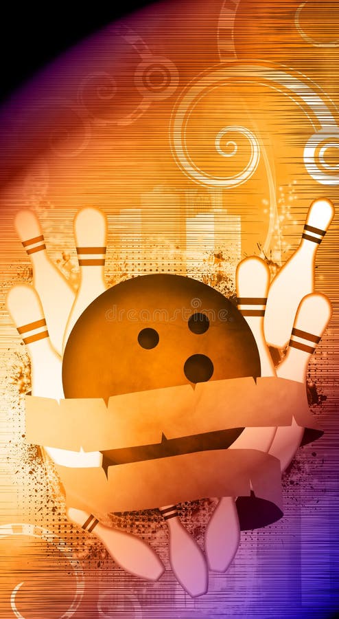 Bowling background stock image. Image of background, glow - 55423091