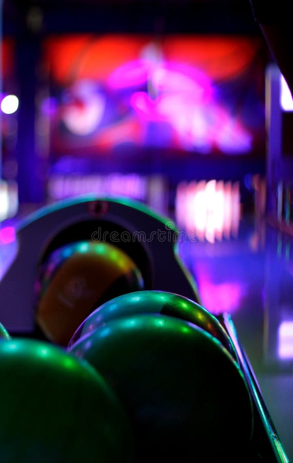 Glow bowling stock image. Image of ball, bowling, rack - 9699503
