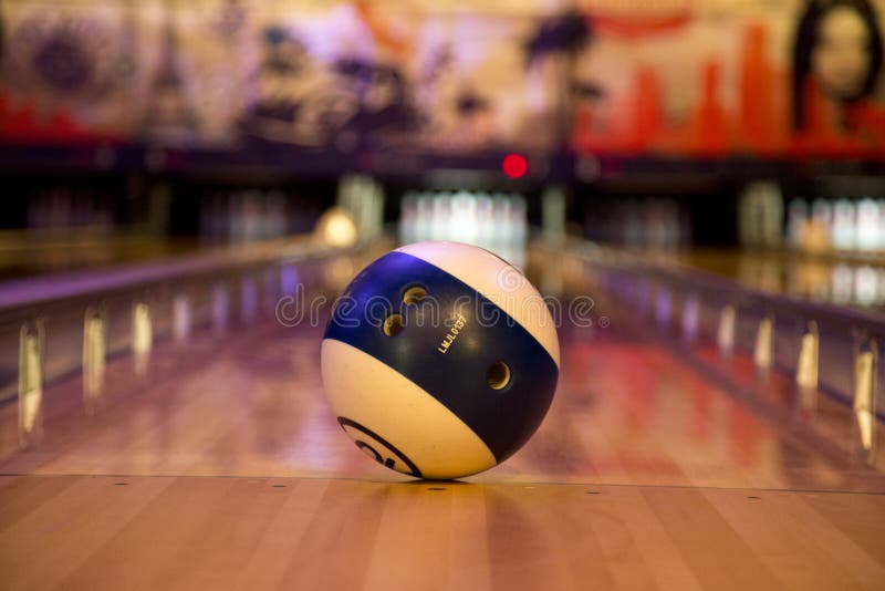 Bowling Ball stock photo. Image of sport, game, alley - 43840822