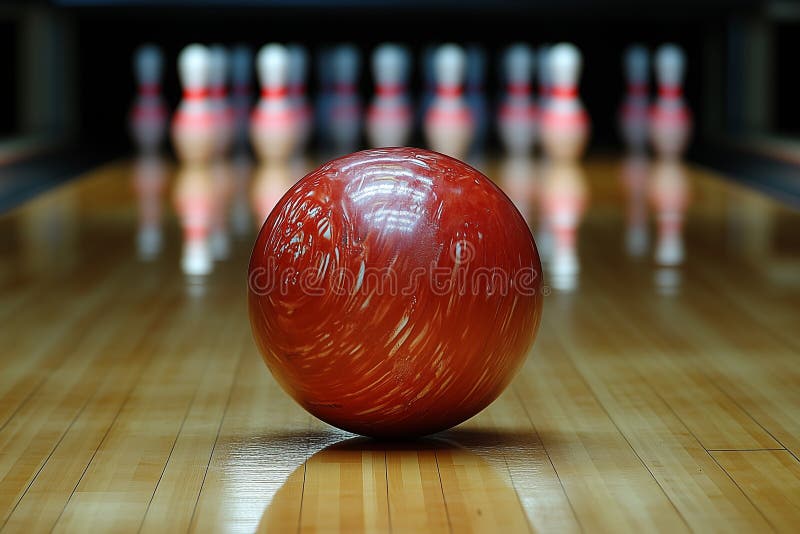 Bowling Ball Bring Down Pins Stock Illustration - Illustration of bring ...