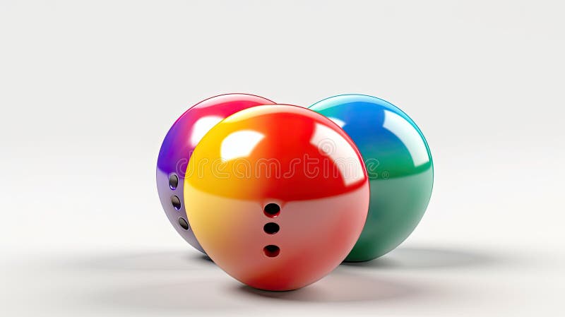 Bowling Ball on Light Blue Pink Background Stock Illustration ...