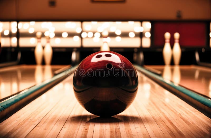 Bowling Ball and Bowling Pins the Essential Elements of the Sport of ...