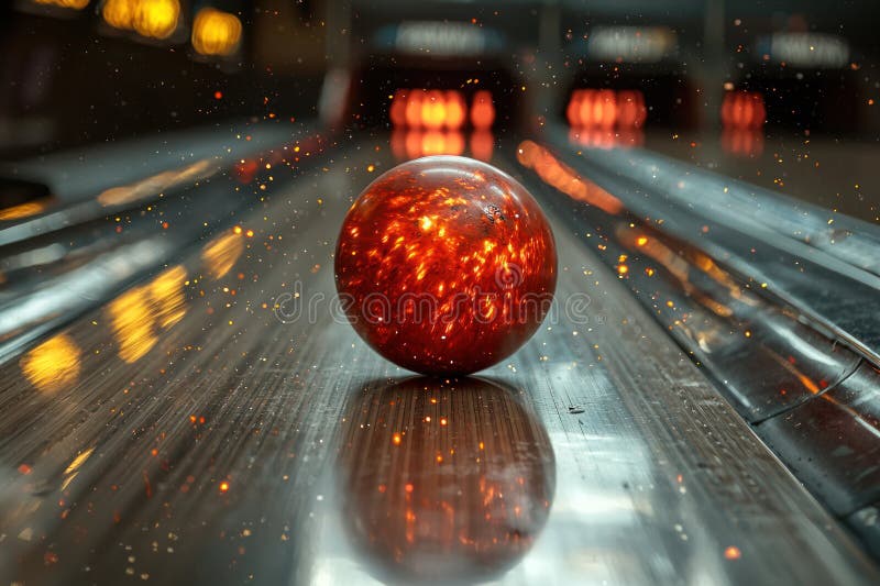 Bowling Ball Rolling Down Lane Creates Striking Visual Effect with ...