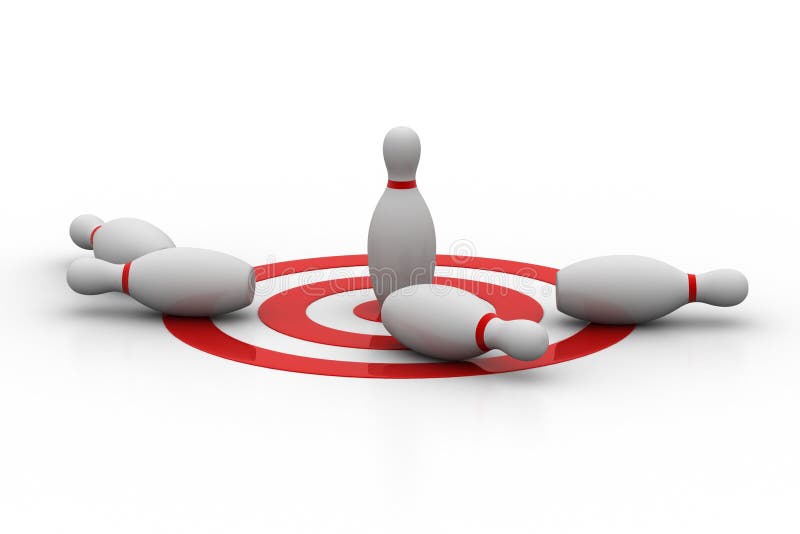 Target board with arrows stock illustration. Illustration of business ...