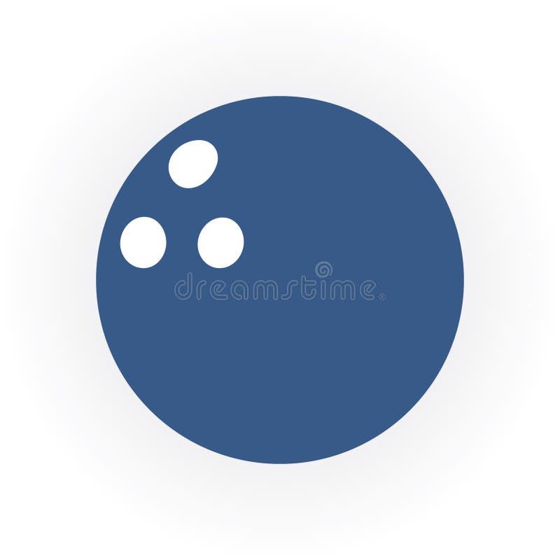 Bowling Ball. Vector Illustration Decorative Background Design Stock ...
