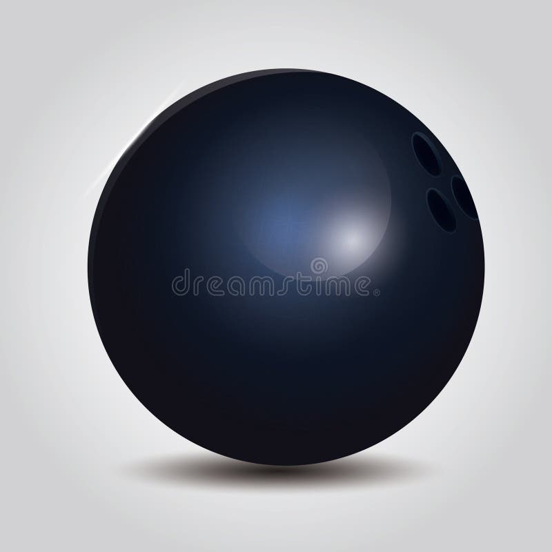 Bowling Ball. Vector Illustration Decorative Design Stock Vector ...