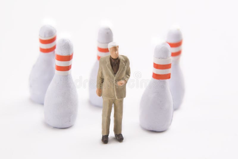 Bowling for Business stock image. Image of marketing, management - 9923967