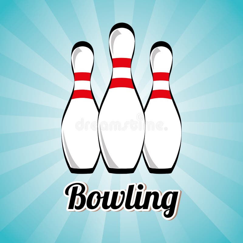 Bowling design stock vector. Illustration of pattern - 47373249