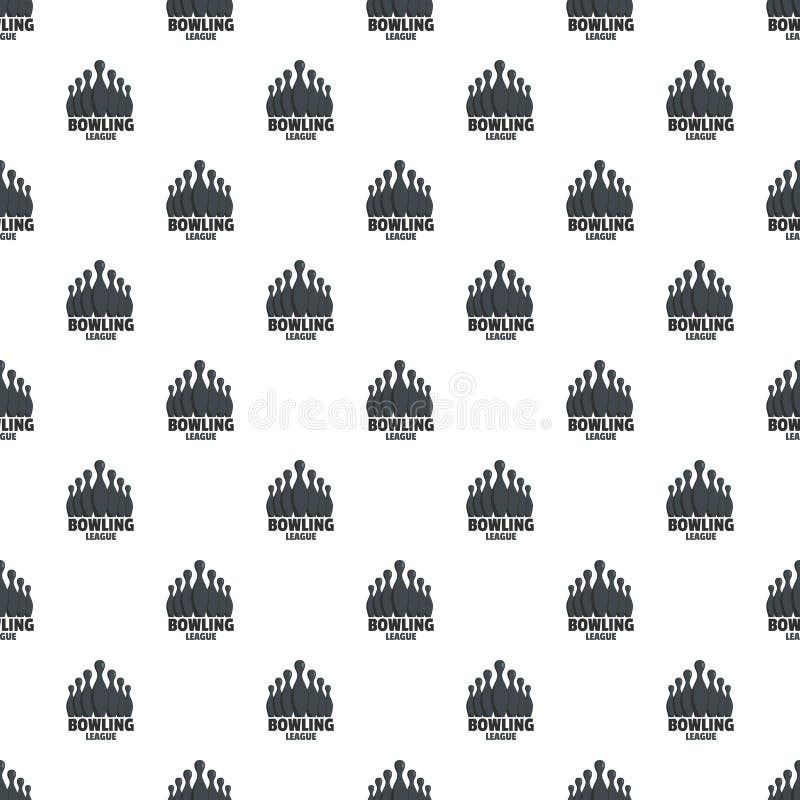 Bowling Event Pattern Seamless Vector Stock Vector - Illustration of ...
