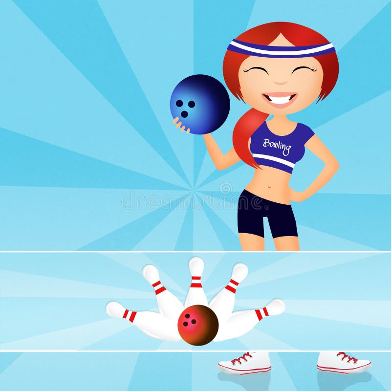 Bowling stock illustration. Illustration of rolling, hobbies - 57973328