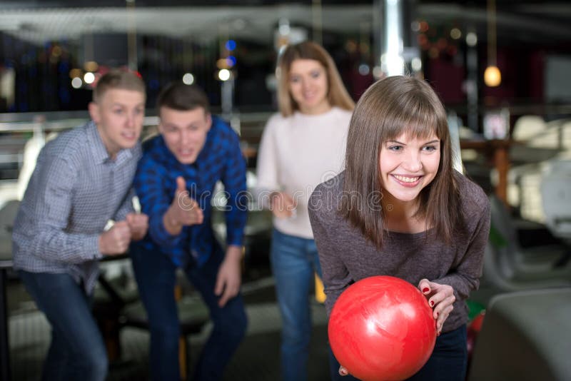 Bowling fun stock image. Image of males, laughing, score - 5046167
