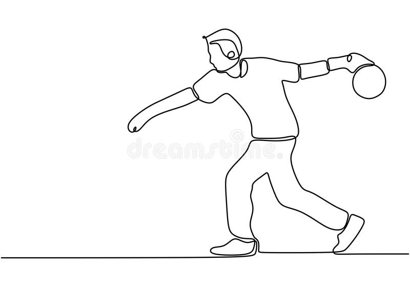 Bowling Game in Continuous Line Drawing. Fun and Competition in Bowling ...