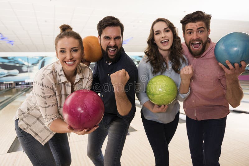 Bowling game stock photo. Image of centre, leisure, entertainment ...