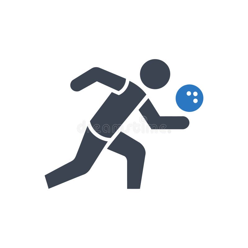 Bowling Icon stock vector. Illustration of ball, recreation - 374474391