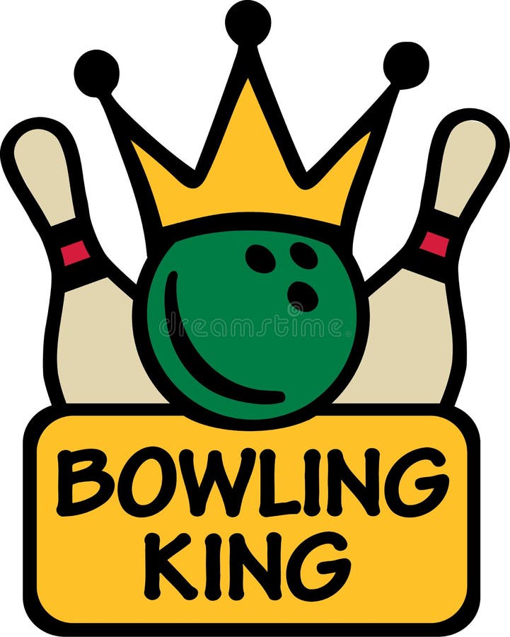 Bowling king spinner stock illustration. Illustration of skittles - 3071309
