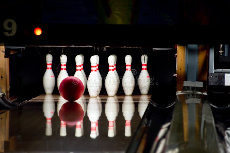 Bowling line stock image. Image of alley, arriving, sport - 56192161