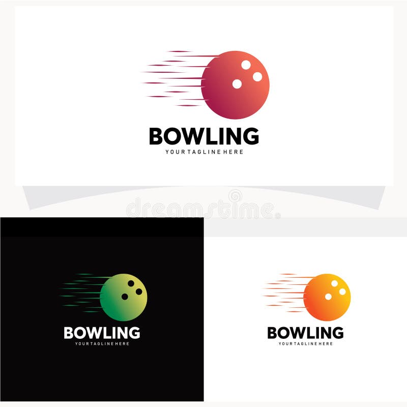Bowling Logo Design Template Stock Illustration - Illustration of ...