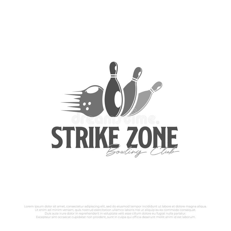 Bowling Logo Vector. Design Template for the Bowling Club Logo Stock ...