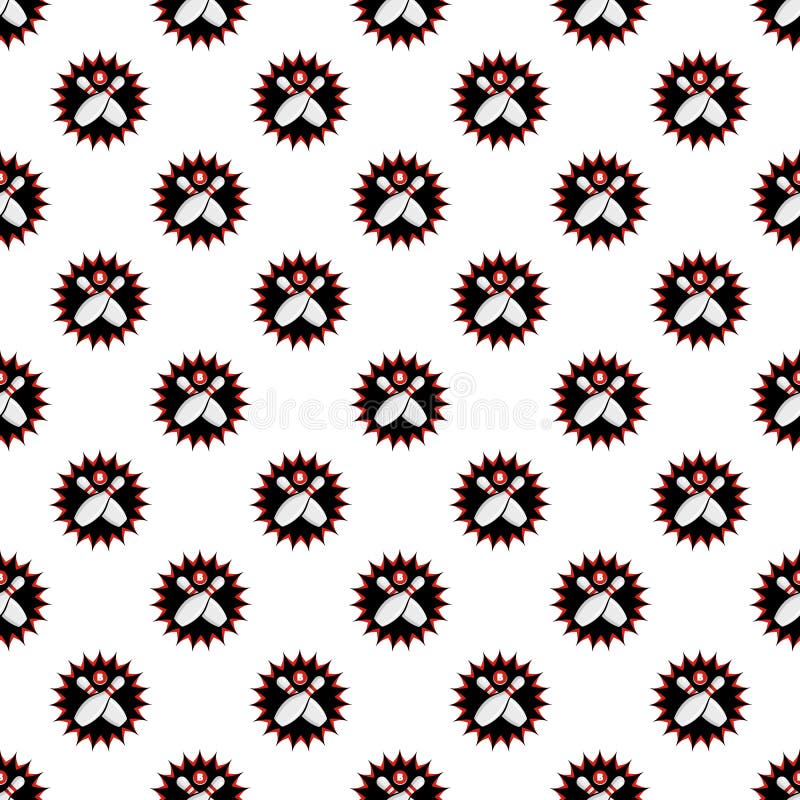 Bowling pattern seamless stock vector. Illustration of ribbon - 78832966