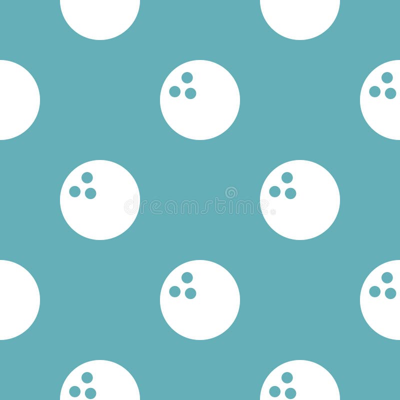 Bowling Pattern Seamless Blue Stock Vector - Illustration of lines ...