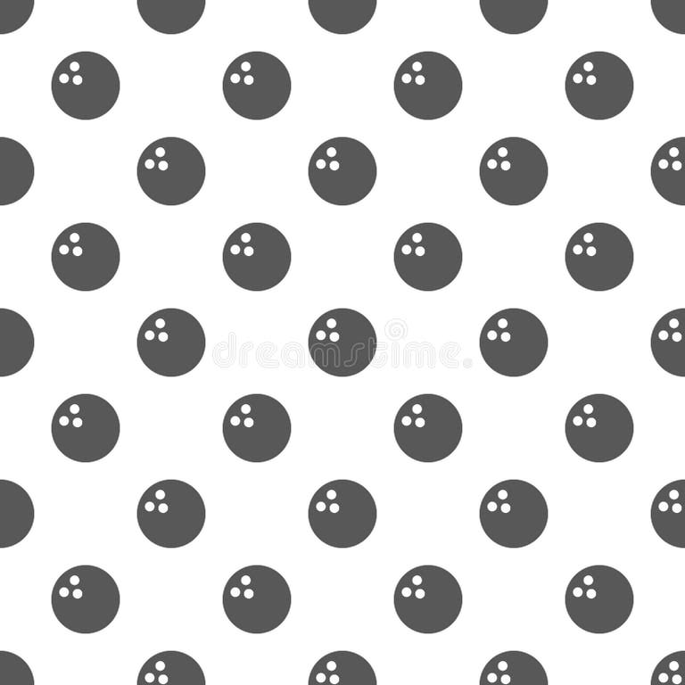 Bowling pattern seamless stock vector. Illustration of geometric ...