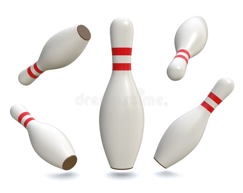 Bowling Pin stock illustration. Illustration of shape - 309175107