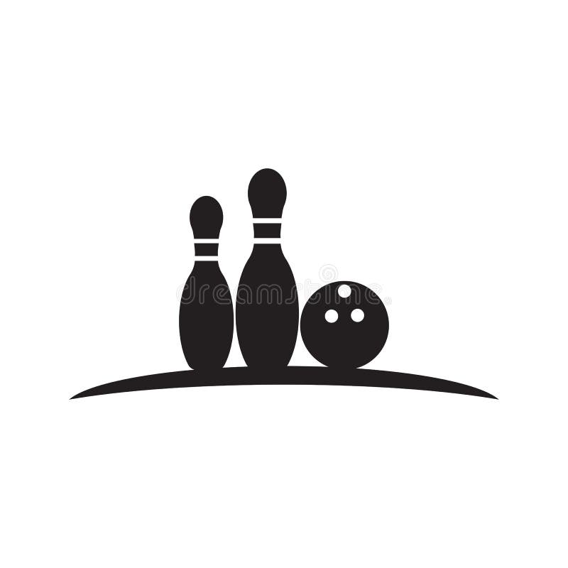 Bowling Pin Logo Template Vector Stock Vector - Illustration of bowling ...