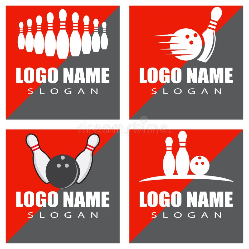 Bowling Pin Logo Template Vector Icon Illustration Design Stock Vector ...
