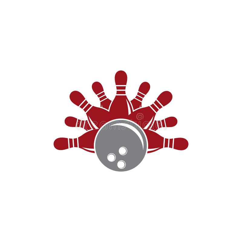 Bowling Pin Logo Template Vector Icon Illustration Design Stock Vector ...