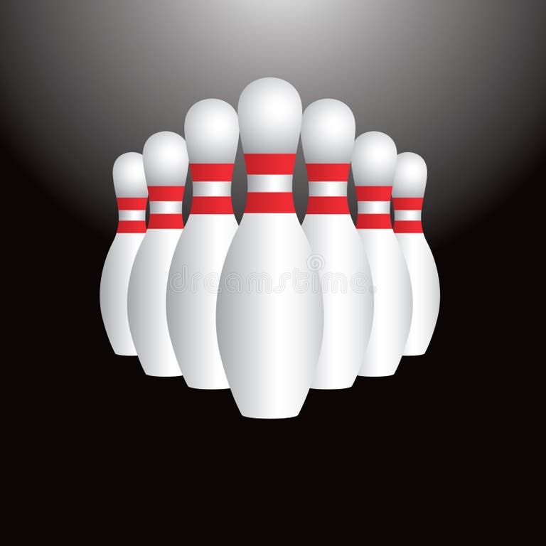 Bowling Pins Color Set Stock Illustrations – 162 Bowling Pins Color Set ...
