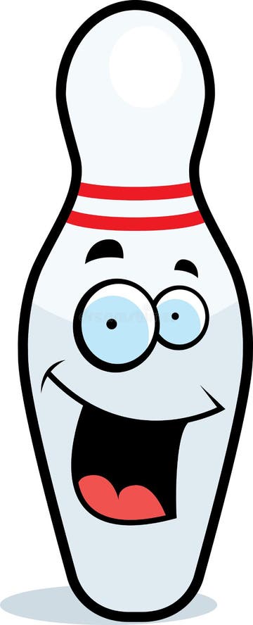 Bowling Pin Smiling stock vector. Illustration of bowling - 10390312