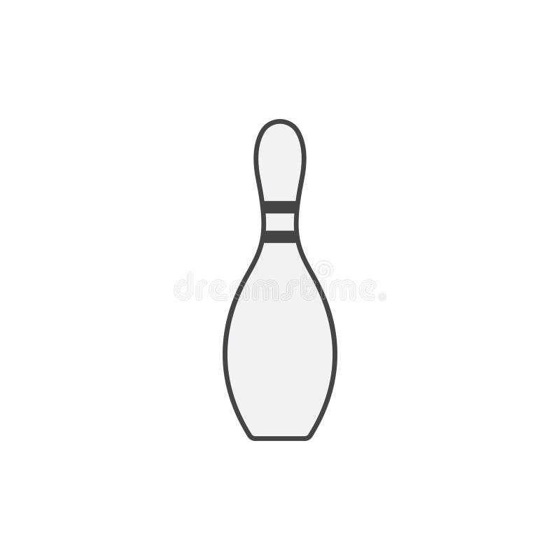 Bowling Pin Outline Stock Illustrations – 4,792 Bowling Pin Outline ...