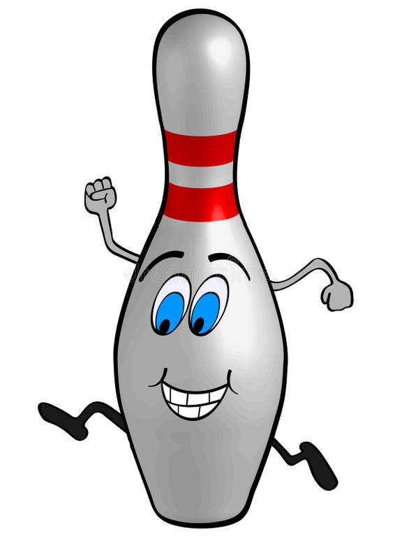 Bowling pins stock vector. Illustration of smile, equipment - 16275542