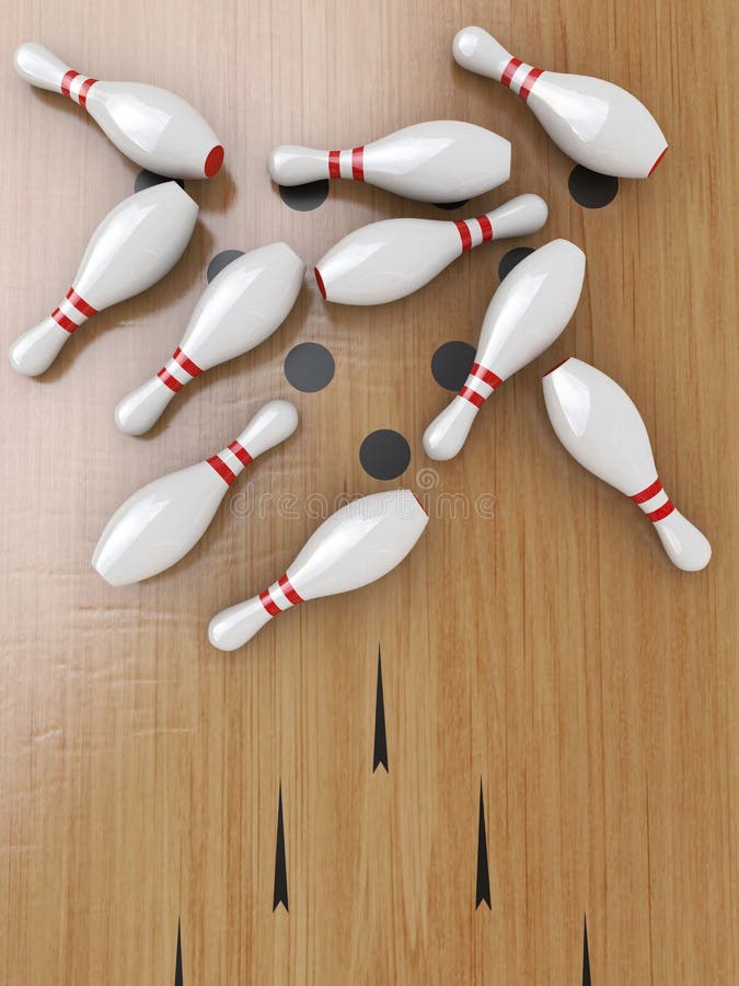 Bowling Pins stock illustration. Illustration of aiming - 21694062