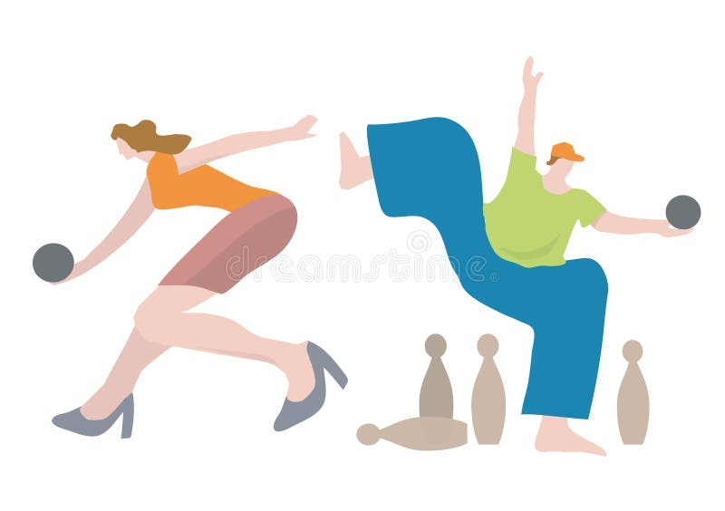 Woman Bowling Stock Illustrations – 696 Woman Bowling Stock ...