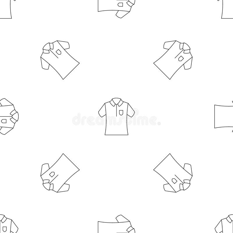 Bowling Polo Pattern Seamless Vector Stock Vector - Illustration of ...