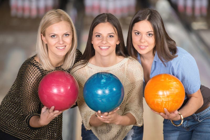 Bowling stock image. Image of lane, ball, bowling, friends - 46548313