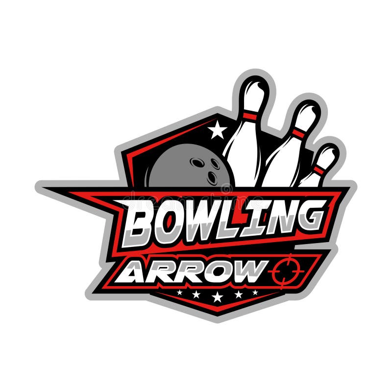 Bowling Sport Logo Design Vector Stock Illustration - Illustration of ...