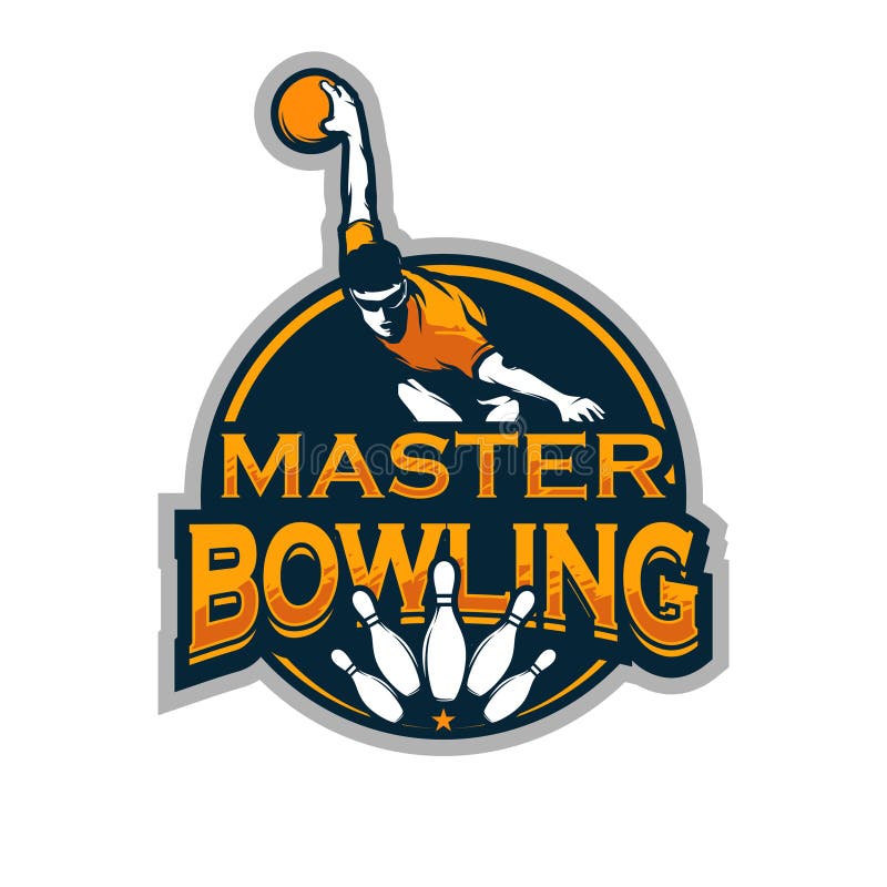Bowling Sport Logo Design Vector Stock Illustration - Illustration of ...