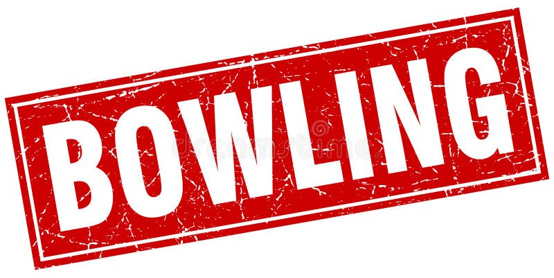 Bowling stamp stock vector. Illustration of stamp, banner - 125212338