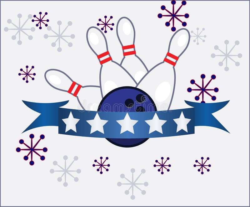Bowling strike banner stock vector. Illustration of colorful - 20512010