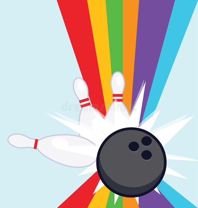 Bowling Ball Crown stock vector. Illustration of vector - 85846580