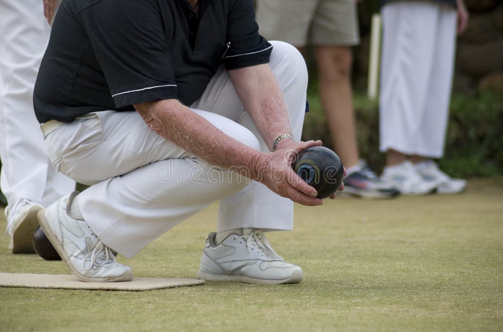 Bowls Game stock photo. Image of team, senior, playing - 5070048